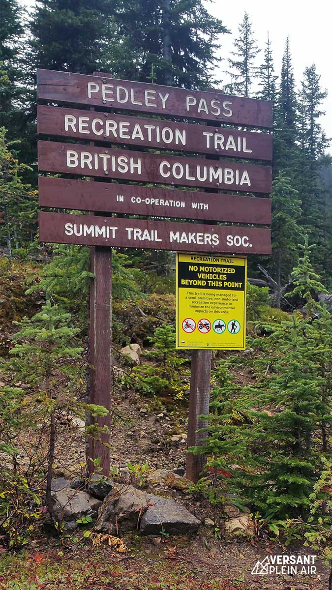 Pedley Pass – Vallée du Colombia – Versant plein air