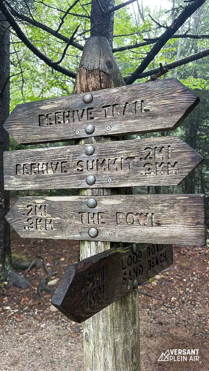 The Beehive loop – Parc national Acadia – Versant plein air