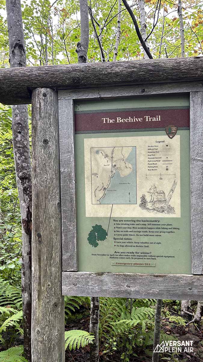 The Beehive loop – Parc national Acadia – Versant plein air