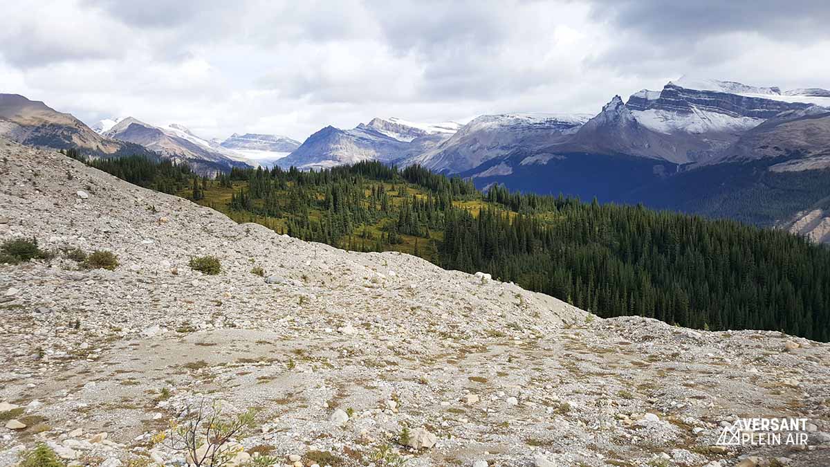 Iceline Trail – Parc national Yoho – Versant plein air